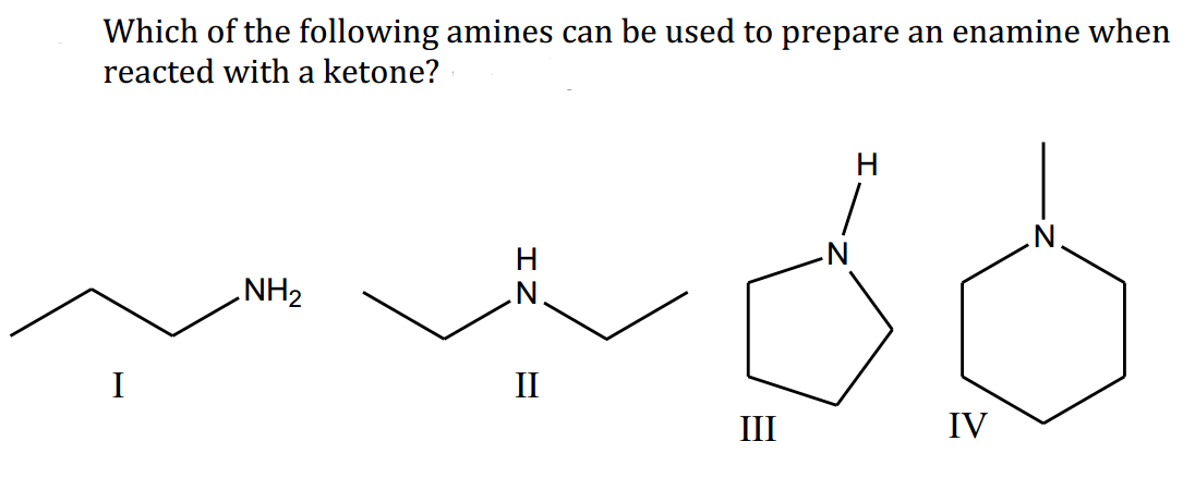 Solved Which of the following amines can be used to prepare | Chegg.com