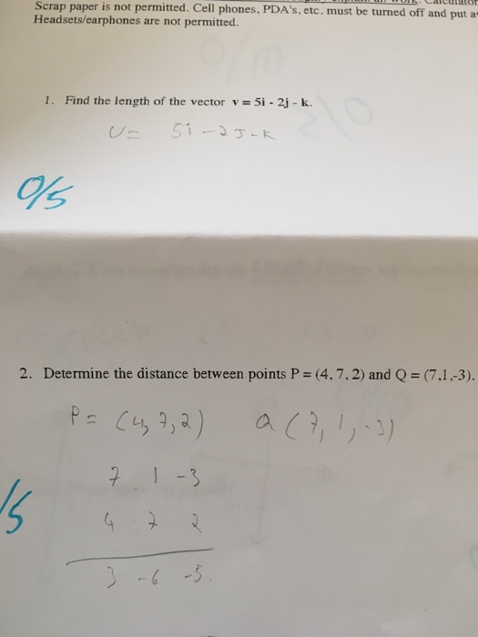 Solved Find the length of the vector v = 5i - 2j - k. | Chegg.com