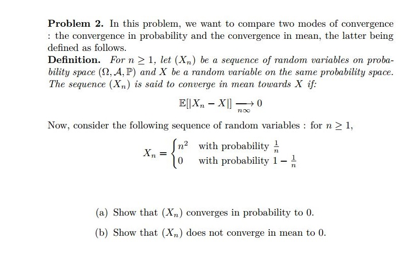 Solved In this problem, we want to compare two modes of | Chegg.com