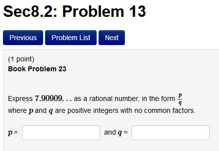 Solved Sec8.2: Problem 13 Previous Probiem List Next (1 | Chegg.com