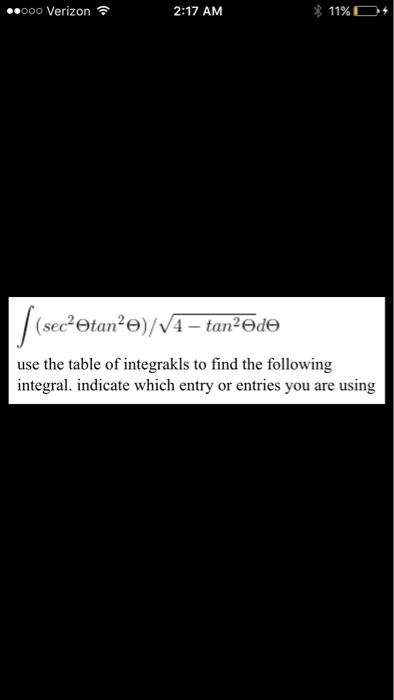 Solved integral (sec^2 theta tan^2 theta)/squareroot 4 - | Chegg.com