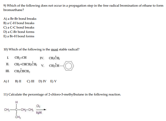 Solved Which of the following does not occur in a | Chegg.com