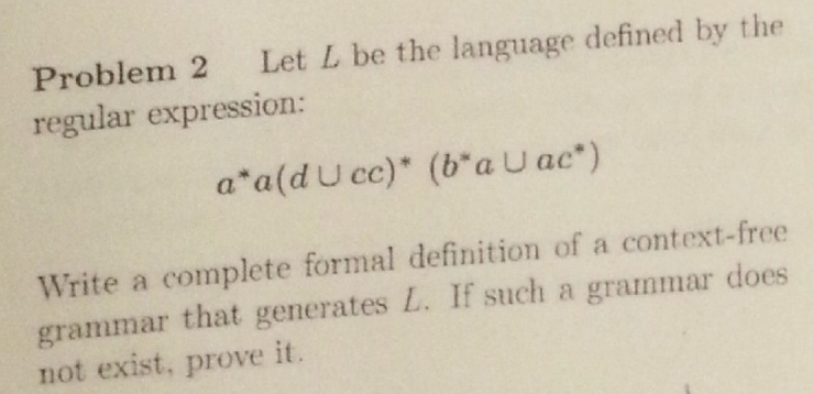 Solved Let L be the language defined by the regular | Chegg.com