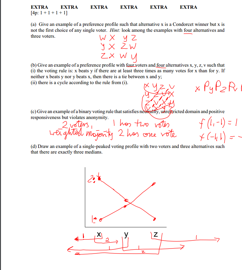 EXTRA EXTRA EXTRA EXTRA EXTRA EXTRA (a) Give an | Chegg.com