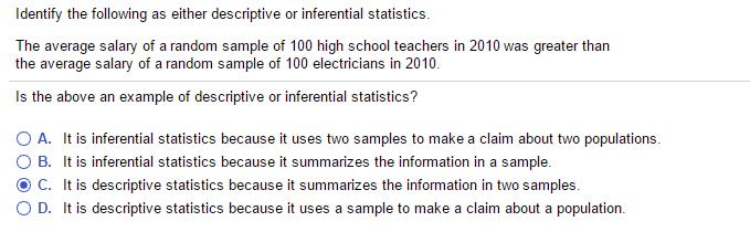 Solved Identify the following as either descriptive or | Chegg.com Solved Identify the following as either descriptive or | Chegg.com
