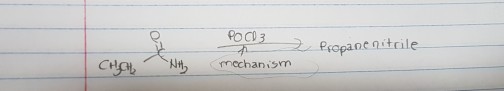 Solved CH 2 propane nitrile NH, mechanism | Chegg.com