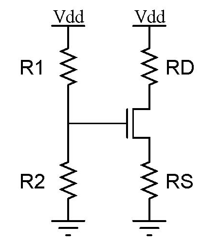 Solved Vdd Vdd R1 RD RS R2 | Chegg.com