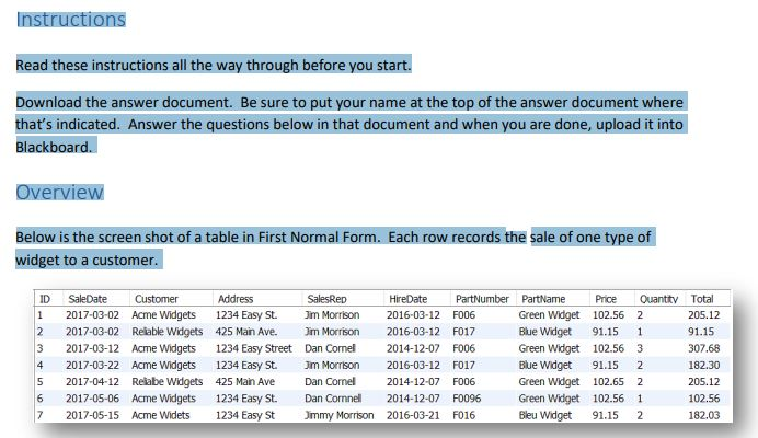Solved First Normal Form And Third Normal Form Mysql To Set