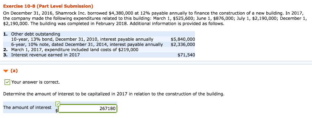 Solved Exercise 10-8 (Part Level Submission) On December 31, | Chegg.com