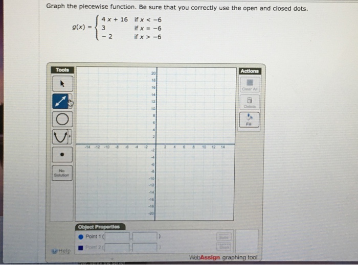 Solved Graph the piecewise function. Be sure that you | Chegg.com