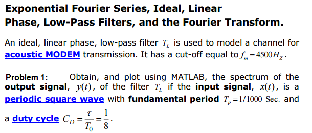 Solved An ideal, linear phase, low-pass filter T_L is used | Chegg.com