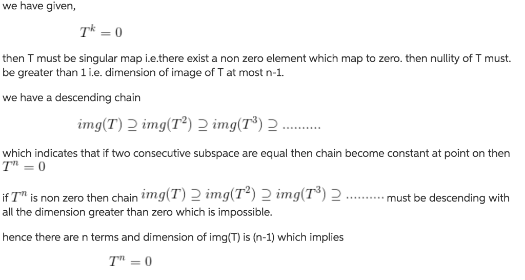Solved Let 0 : Rn → Rn be the zero map, and let T : Rn → Rn | Chegg.com