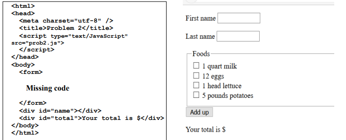 Solved You are provided at the assignment site the HTML | Chegg.com