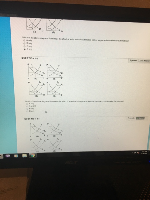 Solved Which of the above diagrams illustrate(s) the effect | Chegg.com