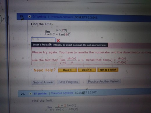Solved Find the limit. lim_theta rightarrow 0 sin(7 | Chegg.com