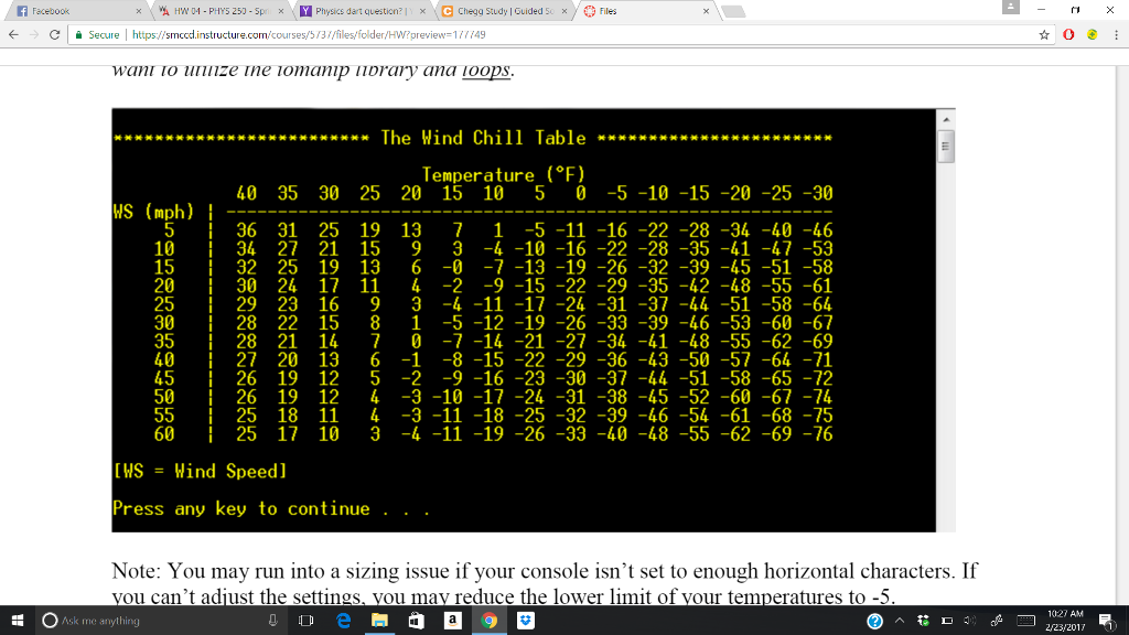 Solved Wind chill In cold weather, meteorologists report an | Chegg.com