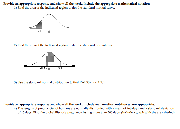 Solved Provide an appropriate response and show all the | Chegg.com