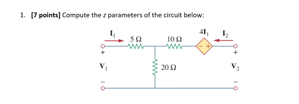 Solved Z Parameters are also known as Impedance Parameters. | Chegg.com