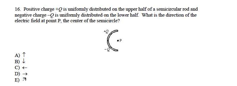 Solved 16. Positive charge +Q is uniformly distributed on | Chegg.com