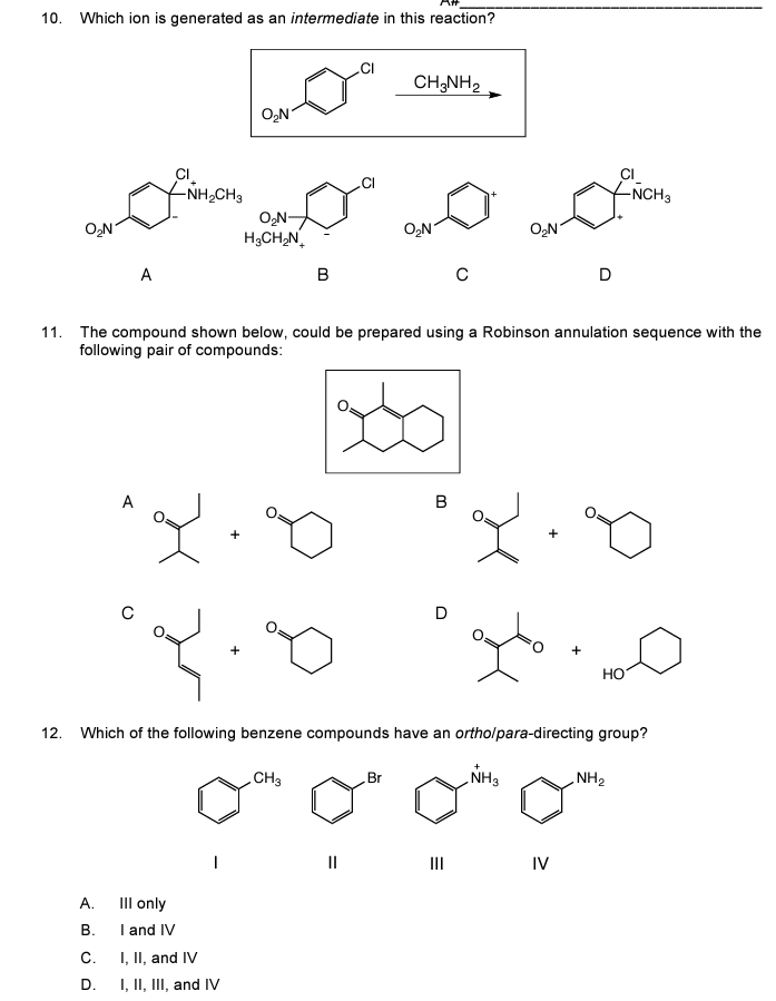 Solved Which ion is generated as an intermediate in this | Chegg.com
