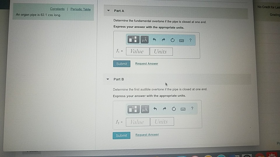 Solved No Credit for Lat Constants I Periodic Table Part A | Chegg.com