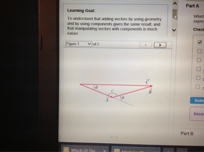 Solved A Part A Learning Goal: To understand that adding | Chegg.com