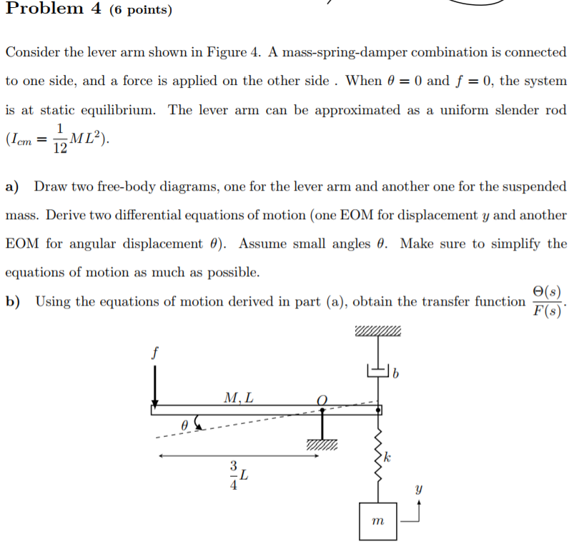 Solved Problem 4 (6 points) Consider the lever arm shown in | Chegg.com Solved Problem 4 (6 points) Consider the lever arm shown in | Chegg.com