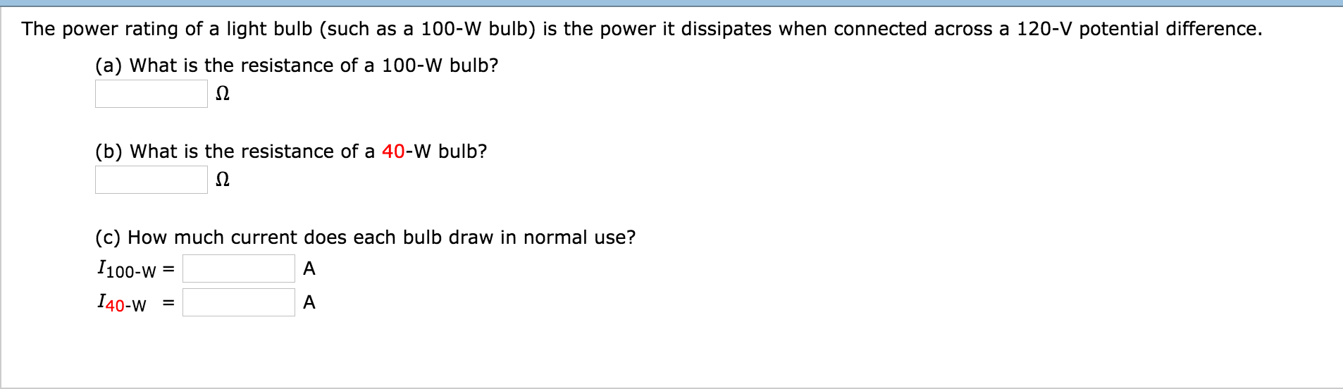 Solved The power rating of a light bulb (such as a 100-W | Chegg.com