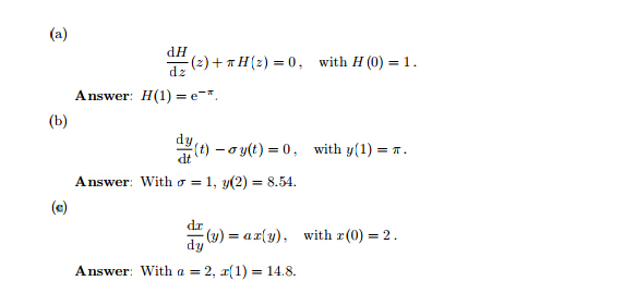 Solved find the solution to the following differential | Chegg.com