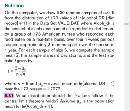 Solved On the computer, we draw 500 random samples of size 5 | Chegg.com