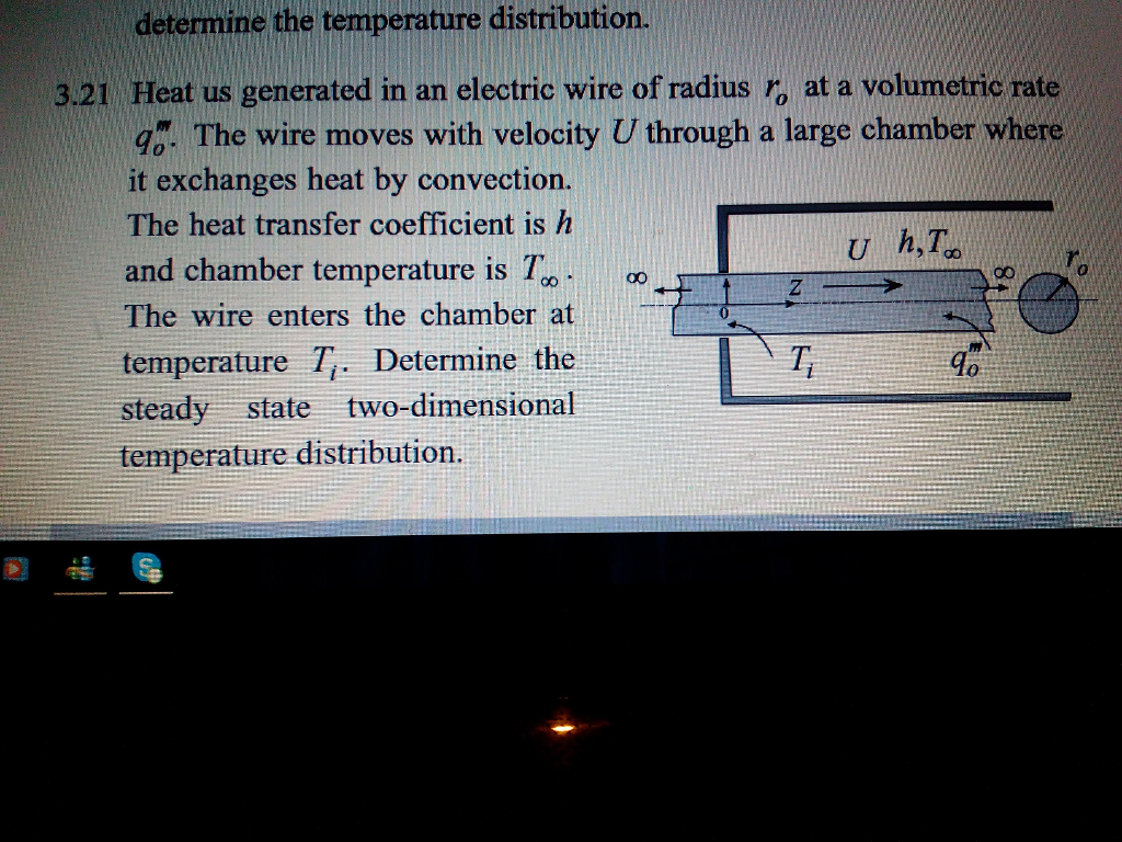 Solved Heat us generated in an electric wire of radius r_0 | Chegg.com