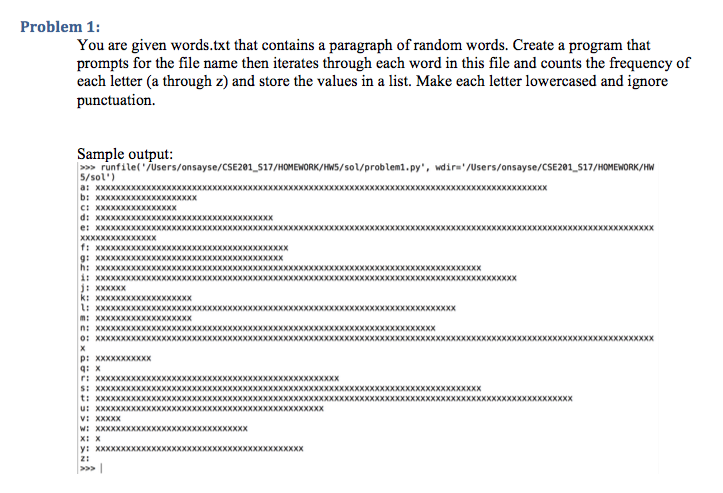Solved You are given words.txt that contains a paragraph of | Chegg.com