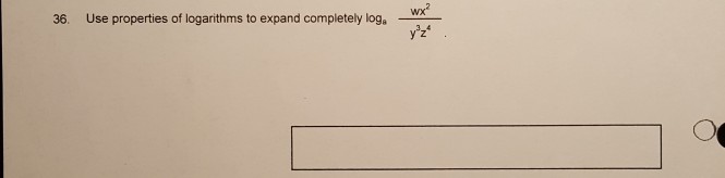 Solved Use properties of logarithms to expand completely | Chegg.com