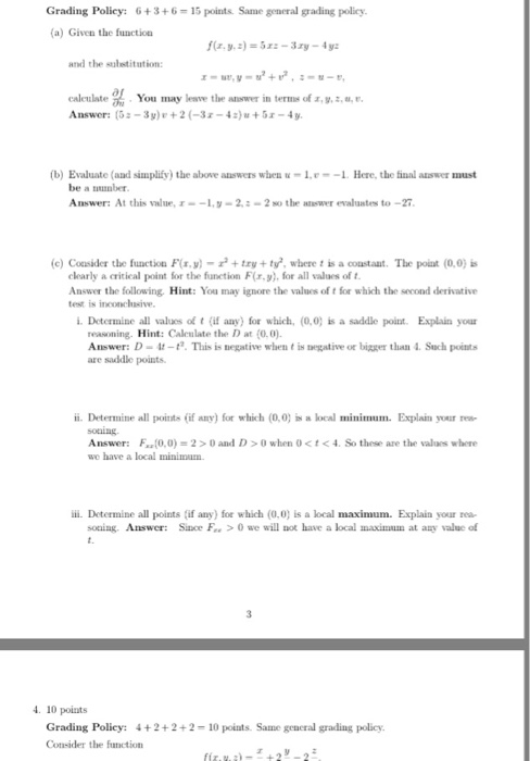 Solved (Calc 3) need help with part A. I have the answer but | Chegg.com