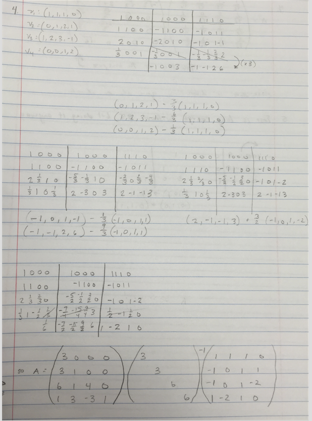Solved Use the modified Gram-Schmidt algorithm to | Chegg.com