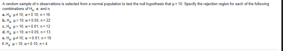 Solved A Random Sample Of N Observations Is Selected From A