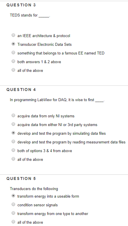 Solved QUESTION 3 TEDS stands for an IEEE architecture & | Chegg.com