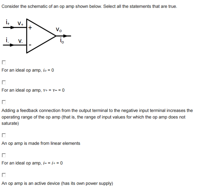 Solved Consider the schematic of an op amp shown below. | Chegg.com Solved Consider the schematic of an op amp shown below. | Chegg.com