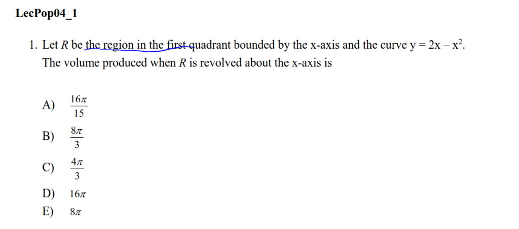 Solved Let R be the region in the first quadrant bounded by | Chegg.com