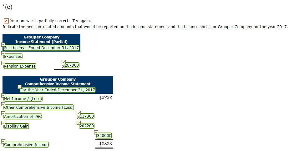 Solved *Exercise 20B-12 (Part Level Submission) Grouper | Chegg.com