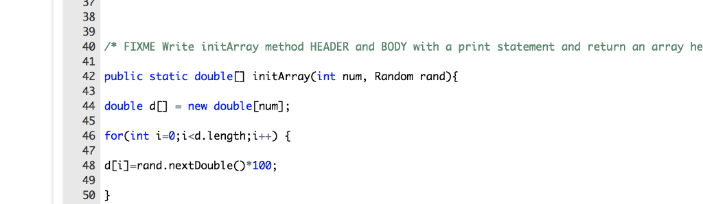 Solved 18 int Inputs = scan.nextInt(); 19 20FIXME print | Chegg.com
