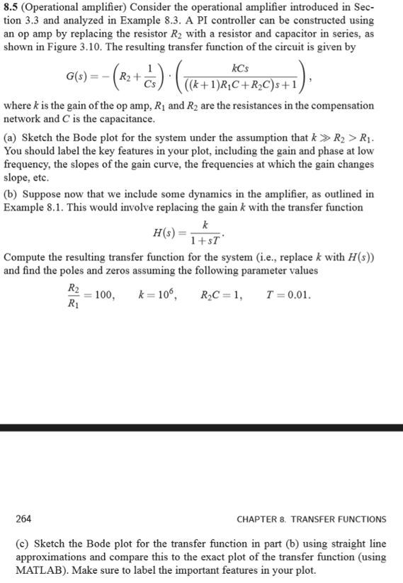 Solved Consider the operational amplifier introduced in | Chegg.com