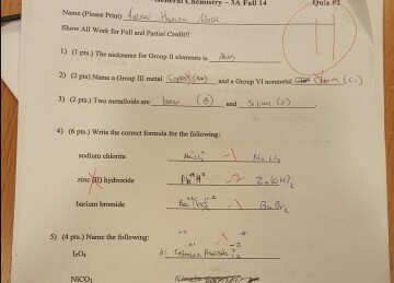 Solved Name (Plonse Prin Show All Work for Pall and Partial | Chegg.com