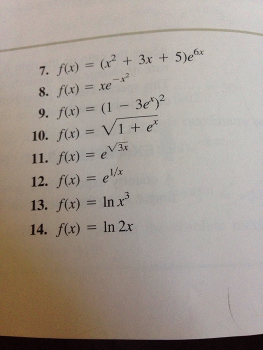 Solved Differentiate #10 . The second picture is my attempt | Chegg.com