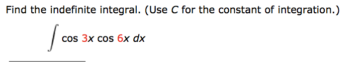 Solved Find the indefinite integral. (Use C for the constant | Chegg.com