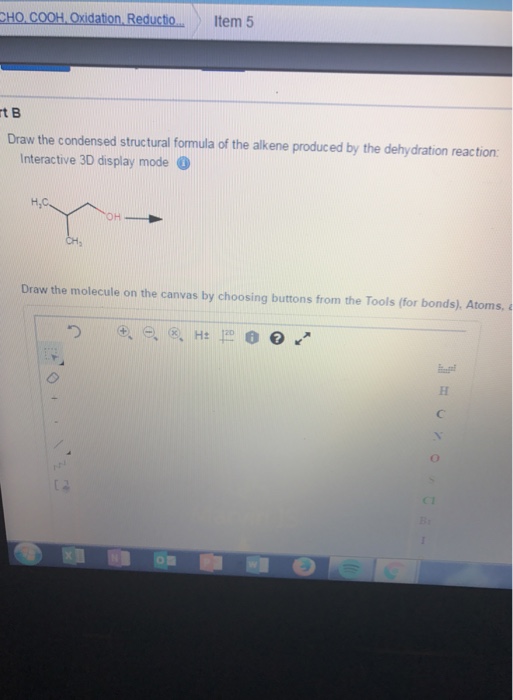 Solved Draw the condensed structural formula of the alkene | Chegg.com