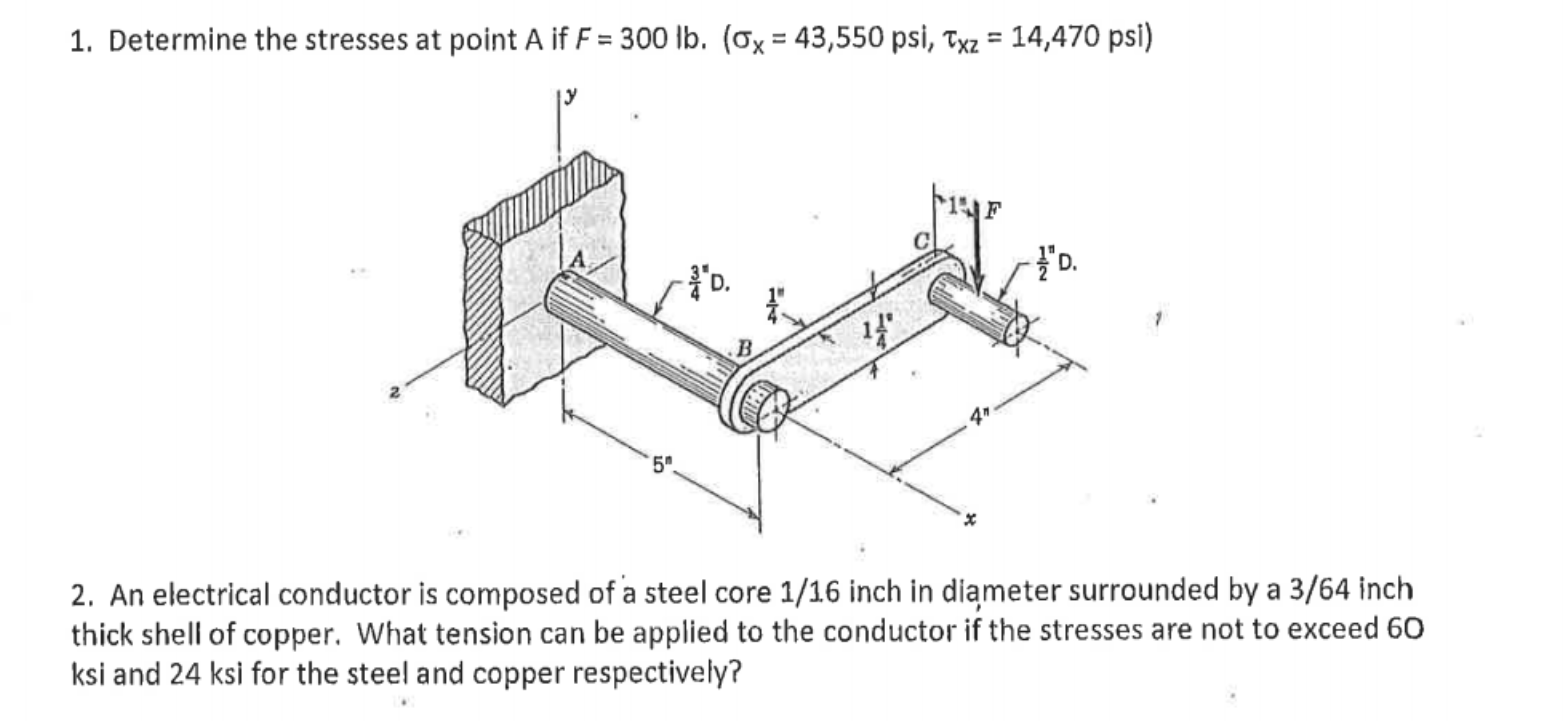 Solved Please help with Static Component HW. Question 1 is | Chegg.com