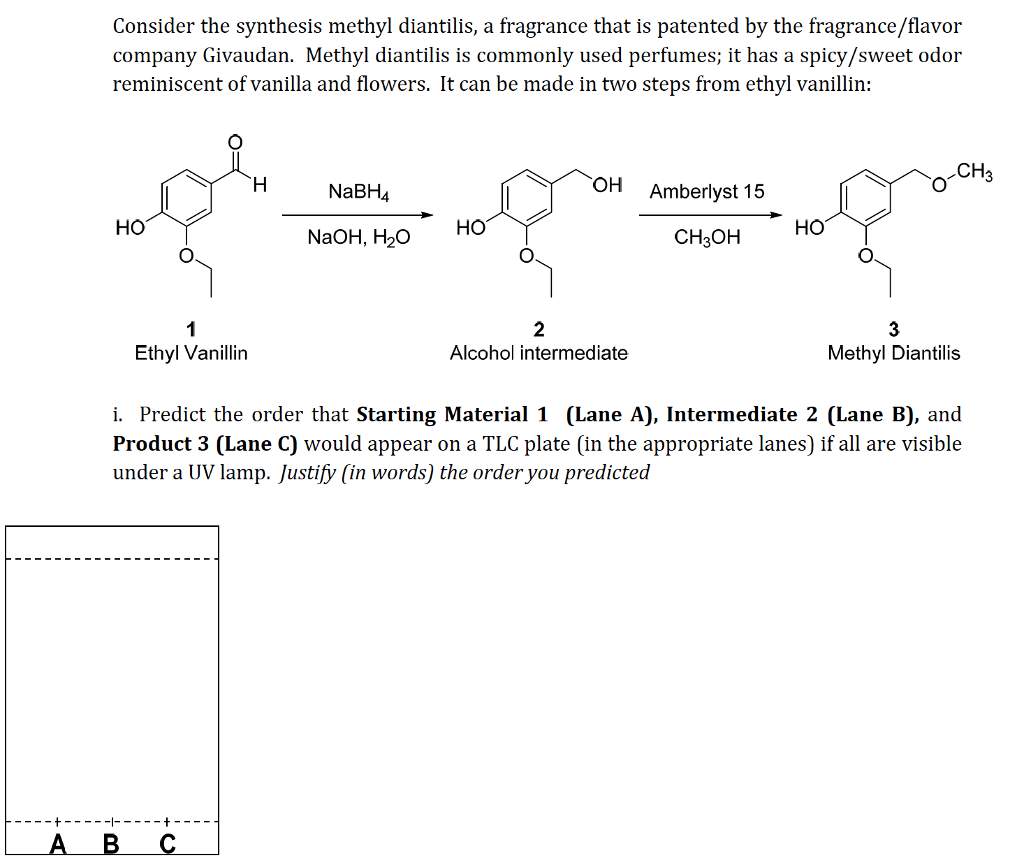 Solved Consider the synthesis methyl diantilis, a fragrance | Chegg.com