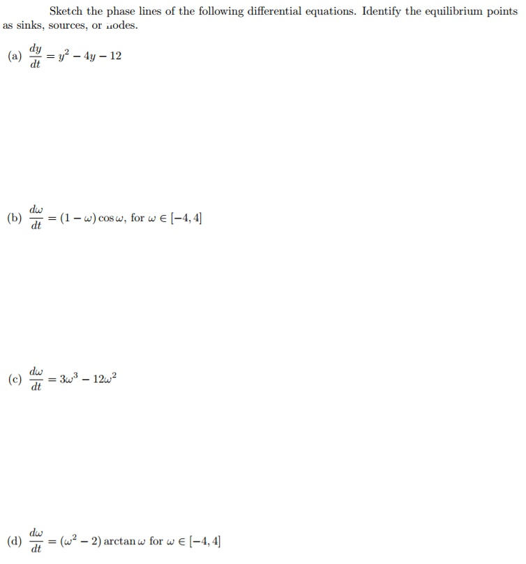 Differential Equations Phase Diagrams Differential Equation