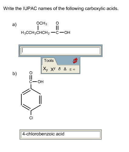 Solved Write the IUPAC names of the following carboxylic | Chegg.com